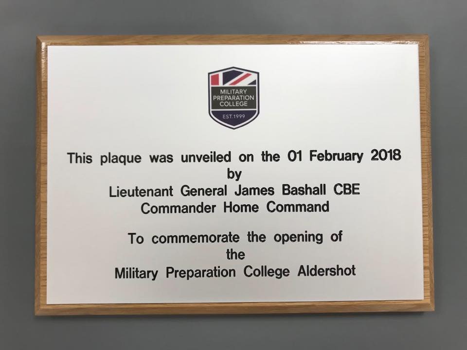 Unveiled Silver Anodised Plaque with Wood Frame - Custom Engraving ...